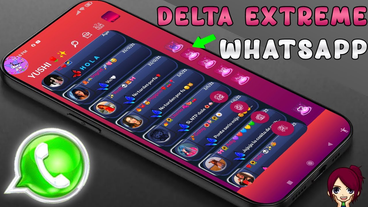 🌹 WhatsApp DELTA Extreme FEM by Ariannna 🚀 Funciones Únicas | Yushi ...