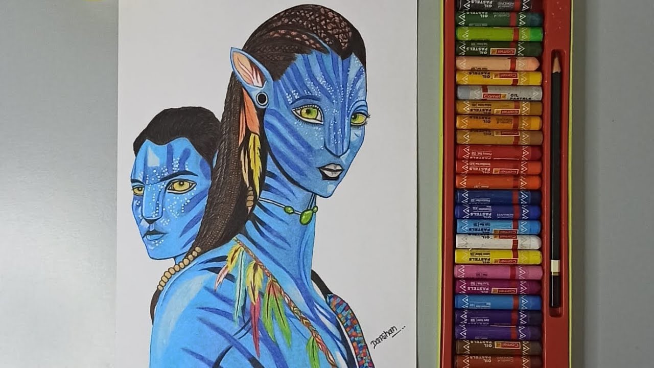 Avatar 2 Drawing colour pencil drawing || - YouTube