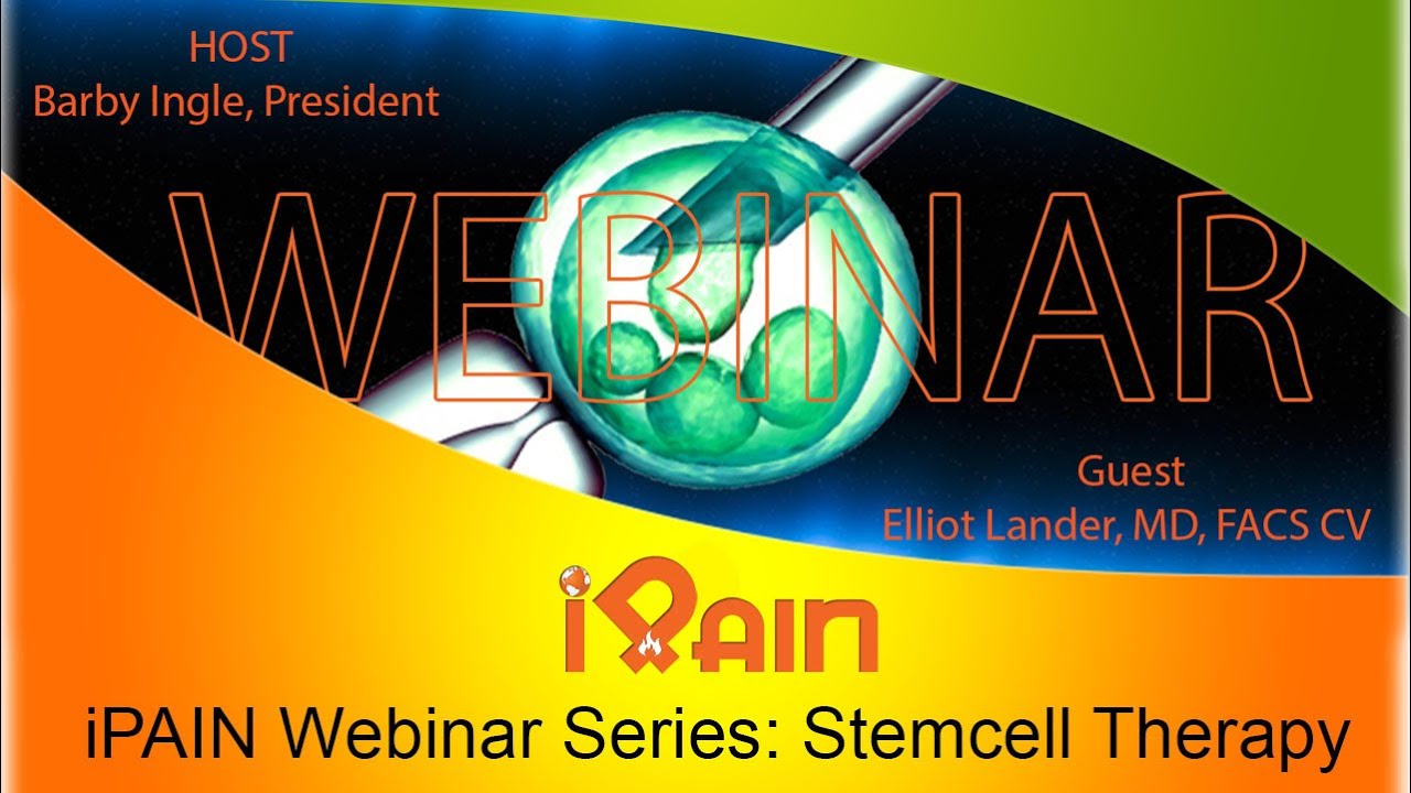 iPain 2016 Stem Cell Revolution Webinar pt 2 - YouTube