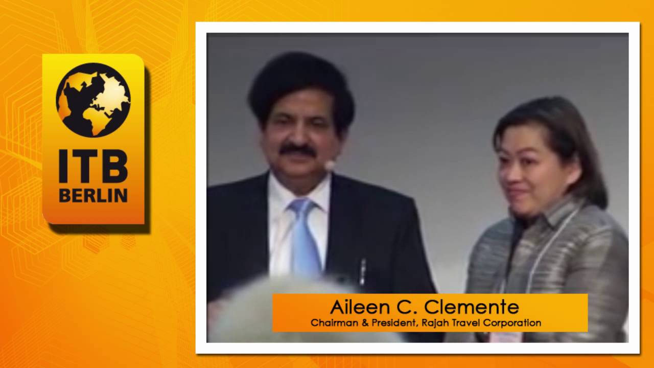 Aileen Clemente Receiving Global Award for Empowered Women - YouTube