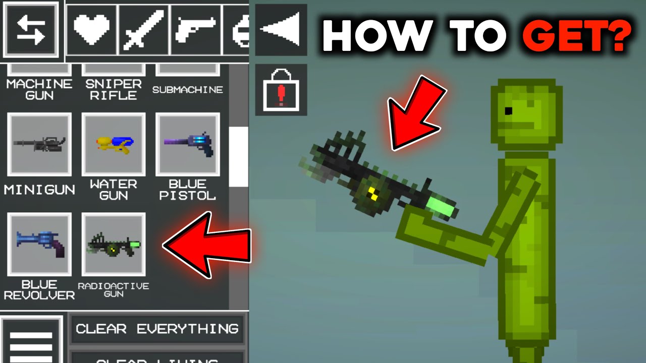 😱 HOW TO GET a RADIOACTIVE GUN in Melon Playground! - YouTube