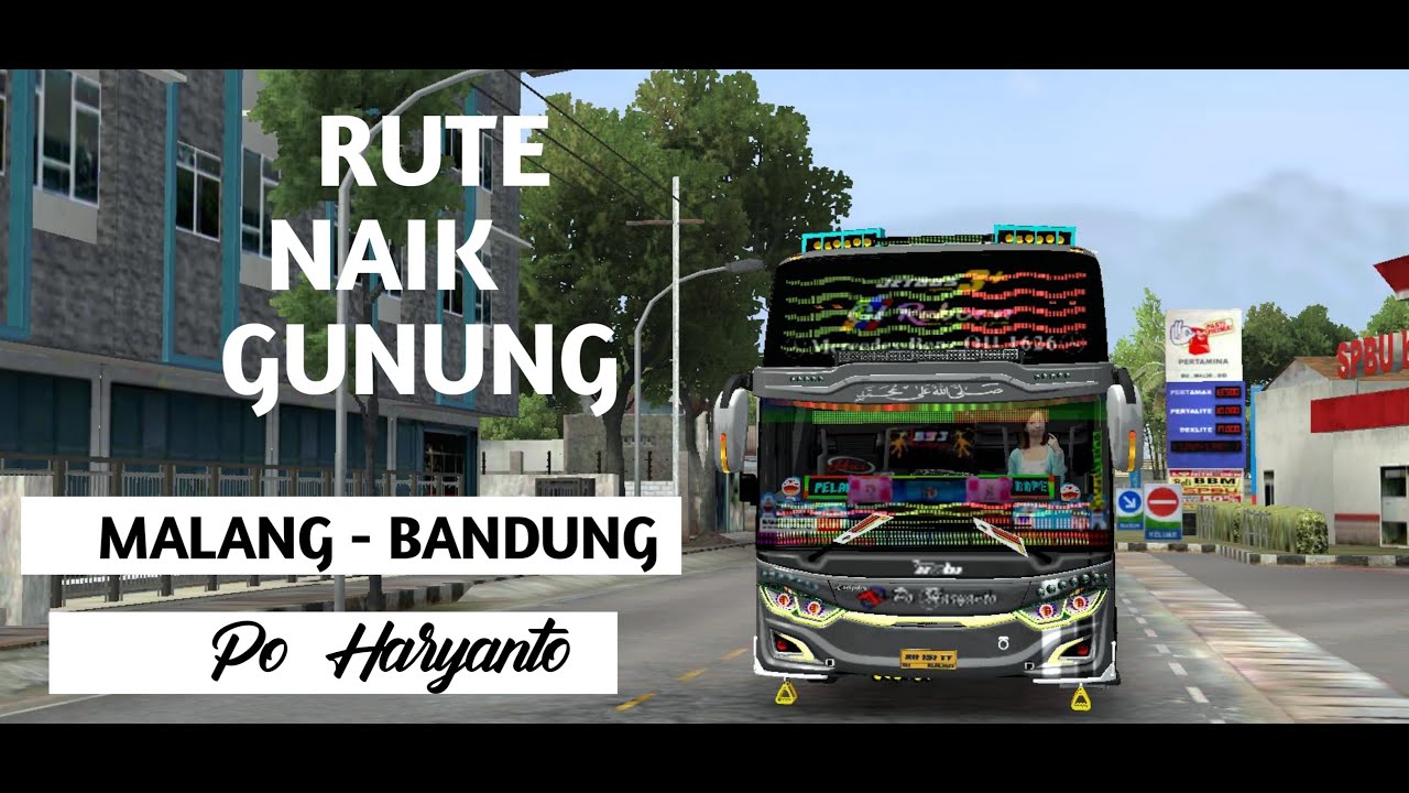 KONVOI LEWAT JALUR EXTRIM |Rute Baru PO HARYANTO Malang HRm280 JET ...