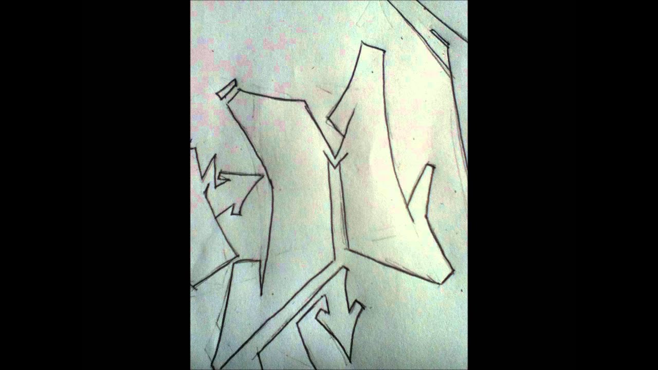 alphabet graffiti semi-wildstyle - YouTube