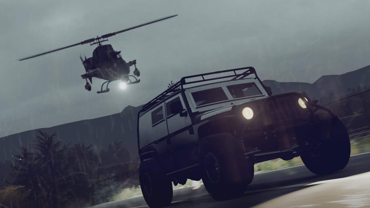 Fast & Furious - Jeep Wrangler vs Attack Chopper! - (Forza Horizon 2 ...
