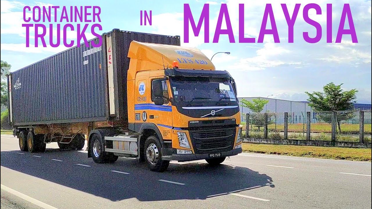 LORI KONTENA PENANG MALAYSIA - YouTube