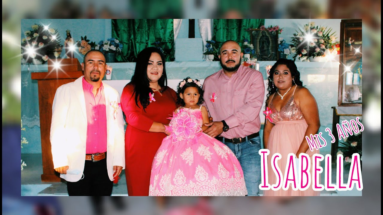 (MISA Y BANQUETE) 3 Años de Isabella Calderón Mata, 23/Dic/2021, Ej ...