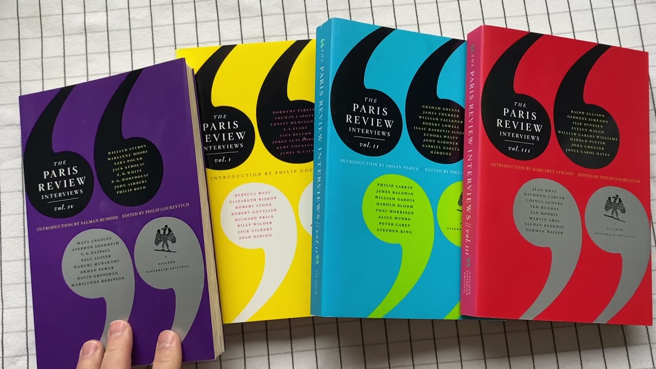 The Paris Review Interviews, Vols 1-4 - YouTube