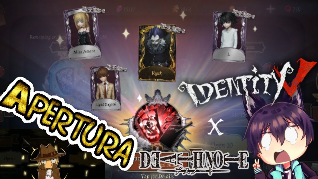[Identity V x Death Note] ☠️ ¡Probando Truco para conseguir Skins de la ...