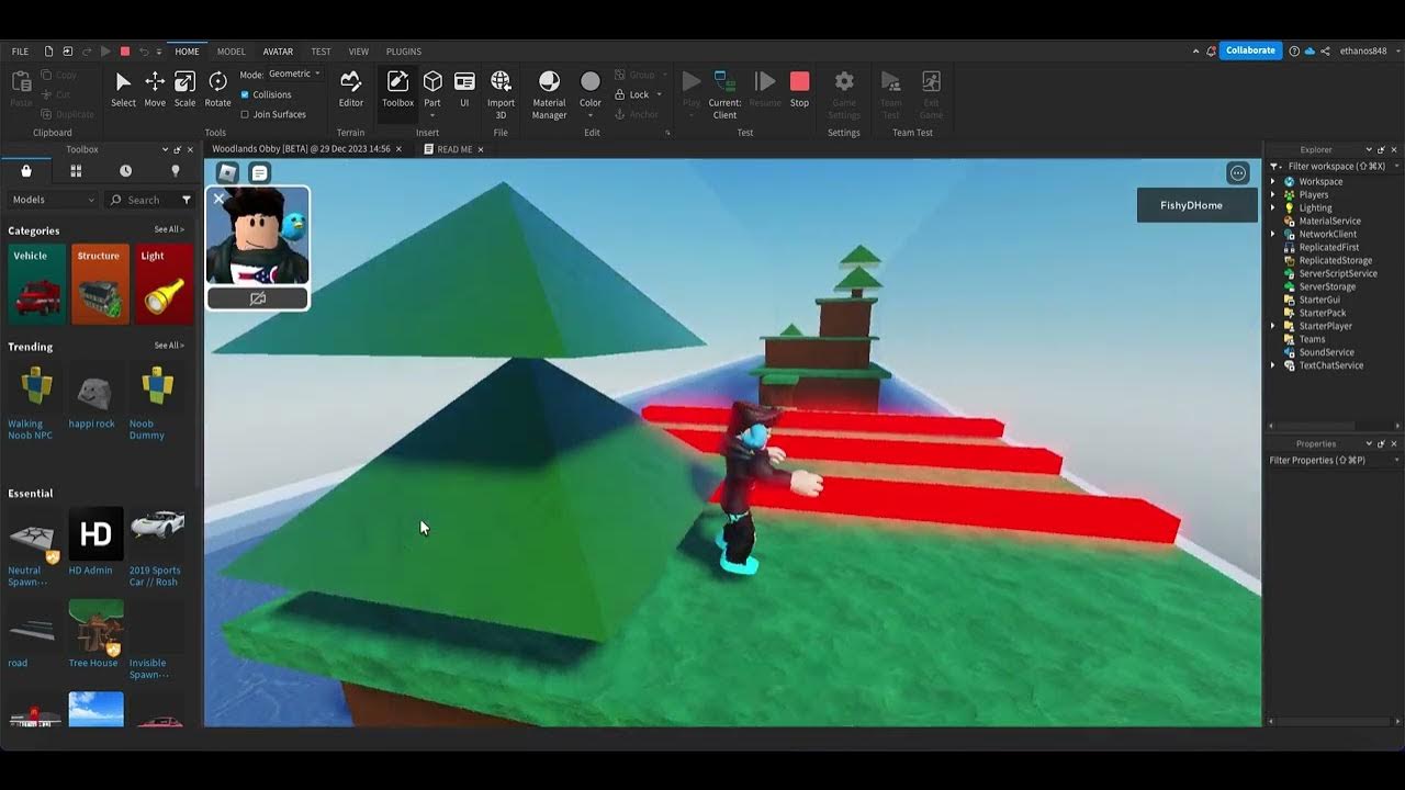 MY ROBLOX GAME (Woodlands Obby) Devlog# 1 - YouTube