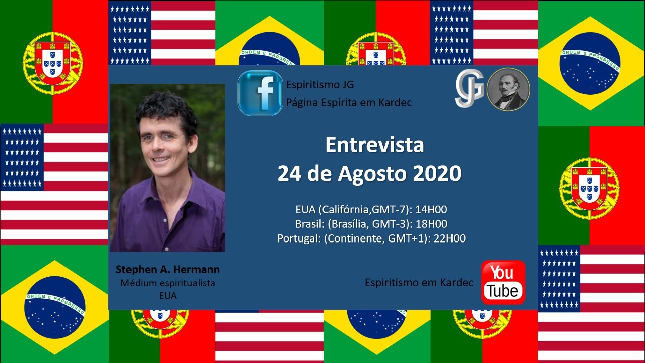 Entrevista médium espiritualista Reverendo Stephen Hermann (EUA) - YouTube