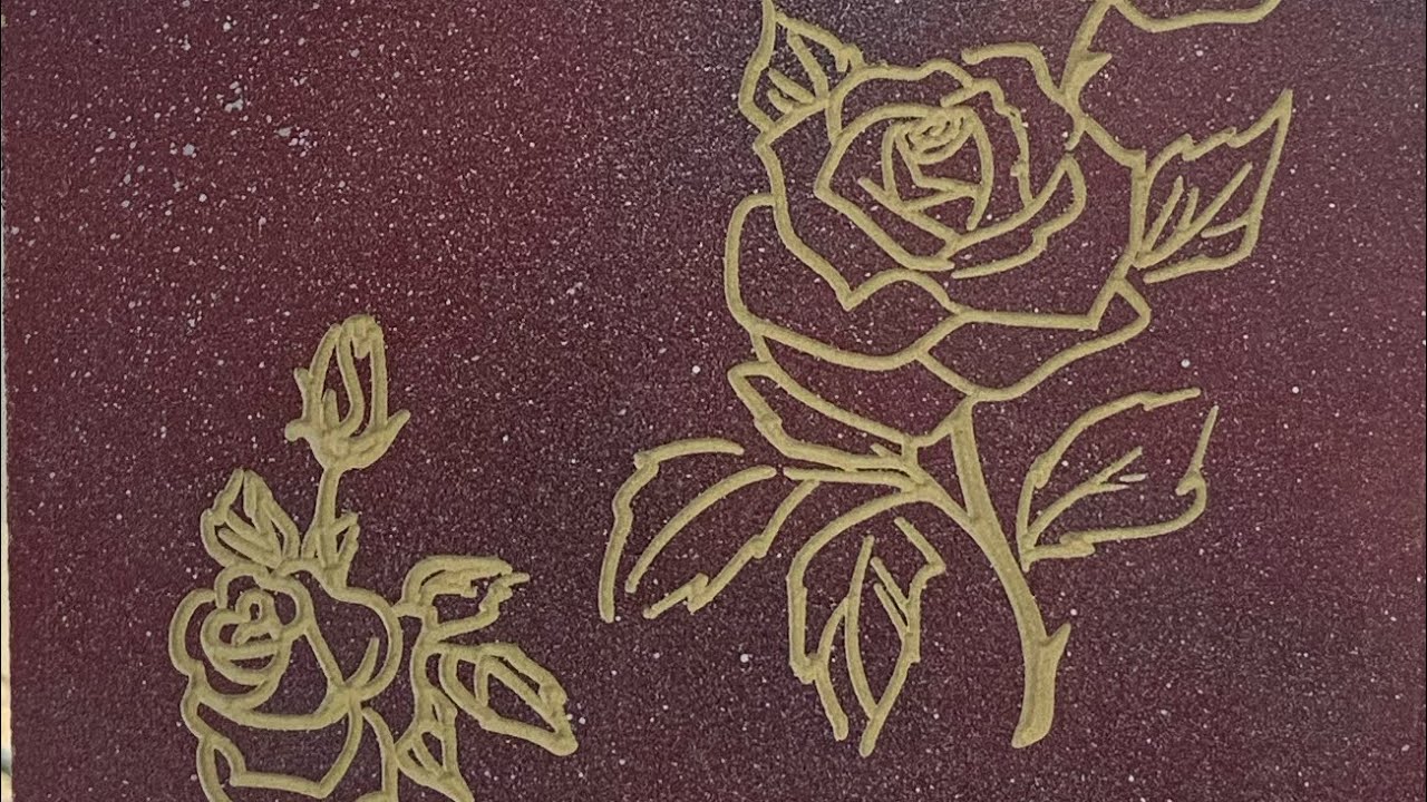 CNC Rose 🌹 portrait - YouTube