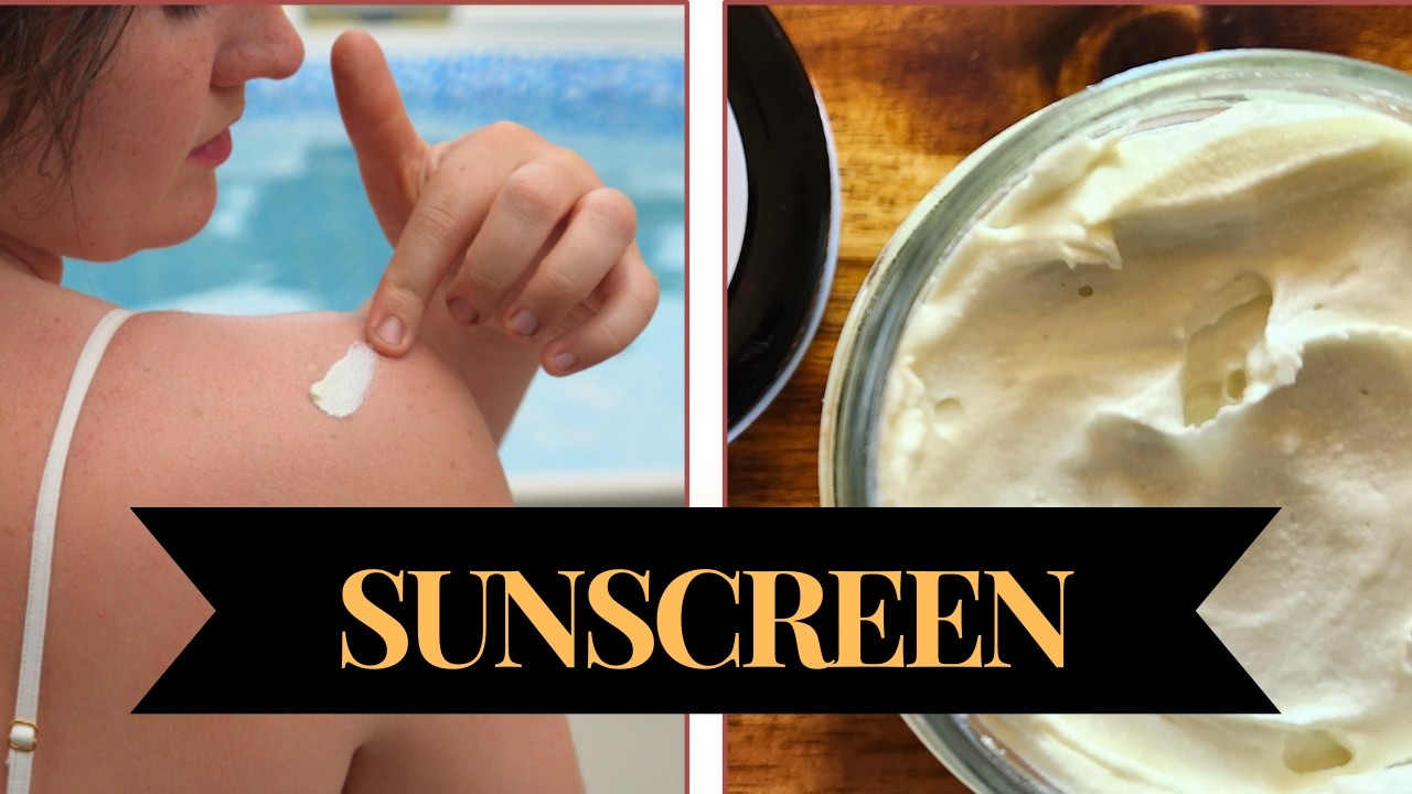DIY Tallow Sunscreen - Baby Safe, Non Greasy, Healing - YouTube