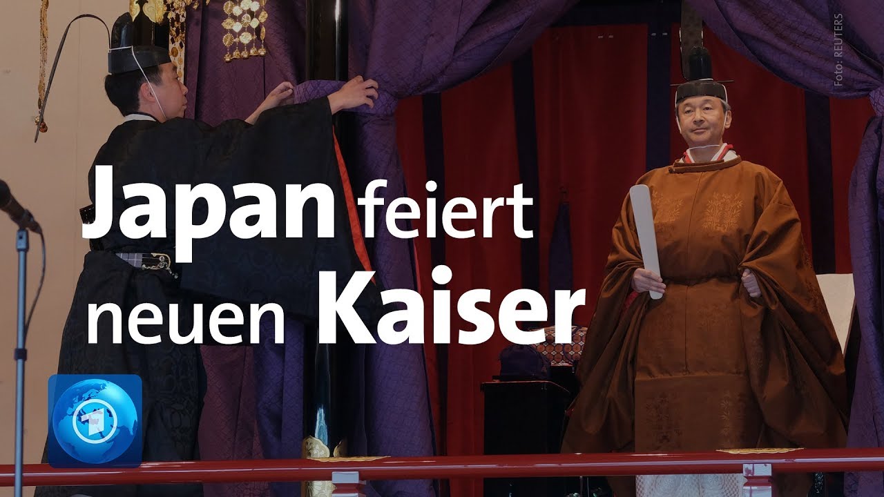 Japans neuer Kaiser besteigt den Thron - YouTube