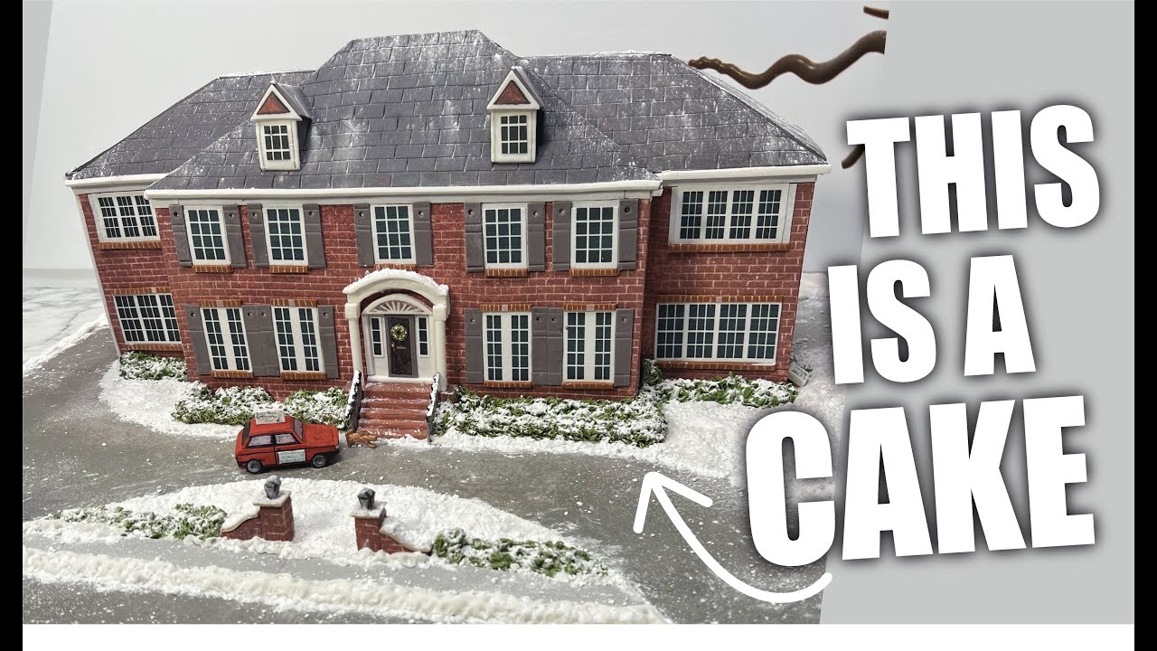Making a Home Alone House ALL from Cake! - YouTube
