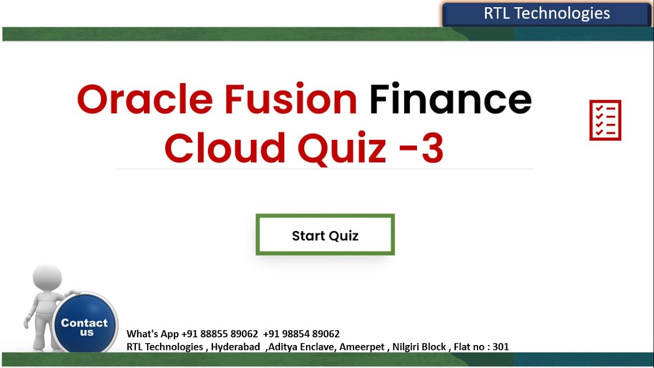 Oracle Fusion Cloud Finance Interview Questions | Quiz-3 | Placement ...