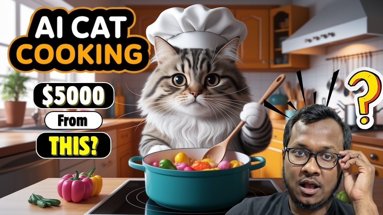 Create Unlimited AI Cat Cooking Videos That Attract Millions of Views ...