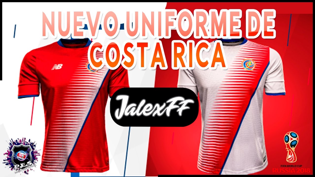 NUEVO UNIFORME DE COSTA RICA | PES 2017 - PES 2016 | DESCARGA - YouTube