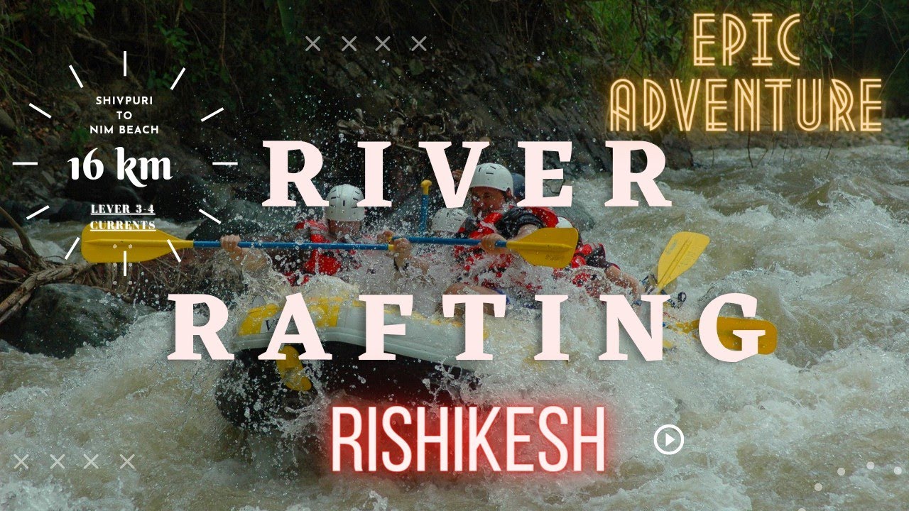 River Rafting In Rishikesh | 16km Rafting | Shivpuri To NIM Beach | POV ...