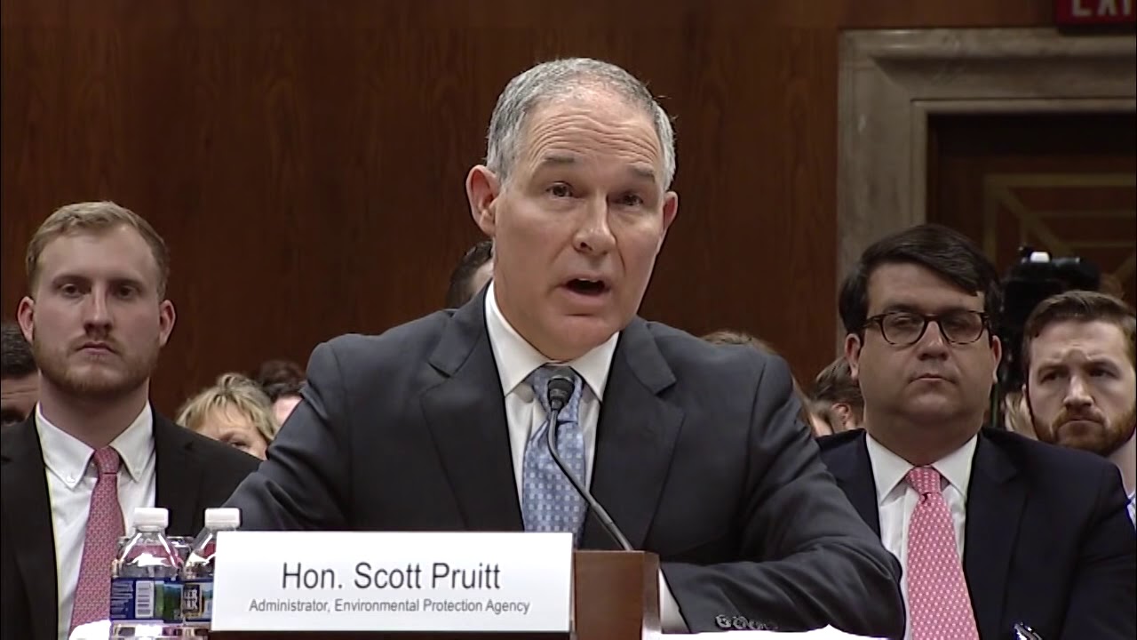 Tom Demands Answers from Pruitt on Ethics Violations - YouTube