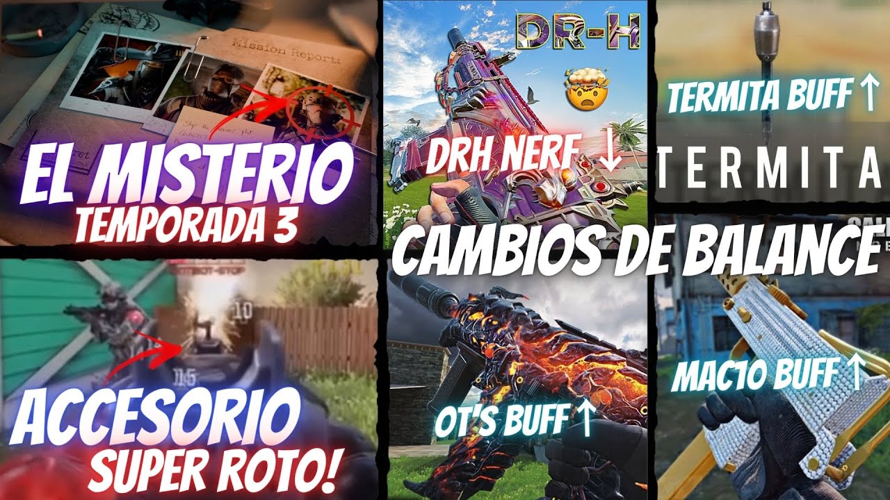 WTF! NOOO ACTIVISION!! NUEVO ACCESORIO HIPER ROTO Y CAMBIOS DE BALANCE! Temporada 3 | COD Mobile ...