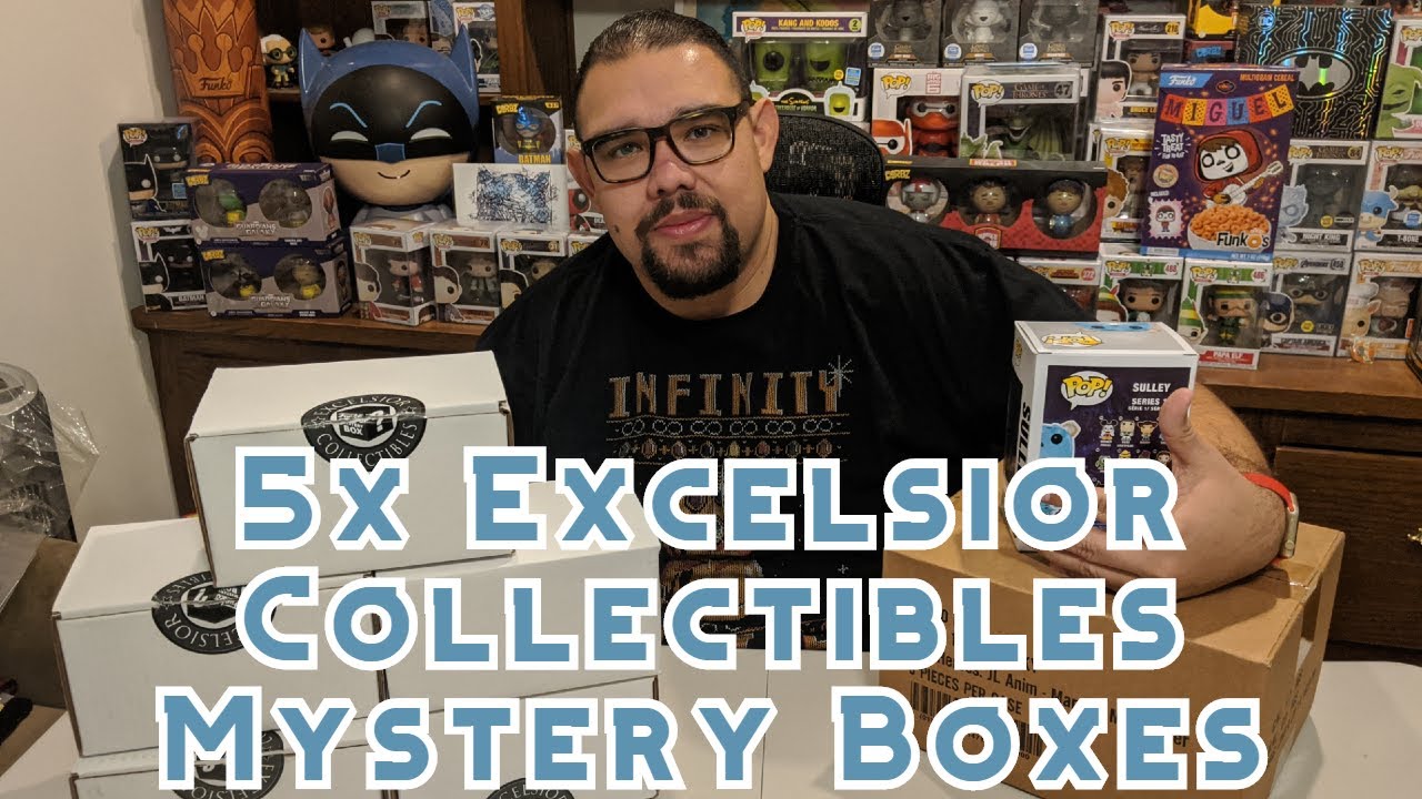 5 x $10 Excelsior Collectibles Mystery Boxes - YouTube