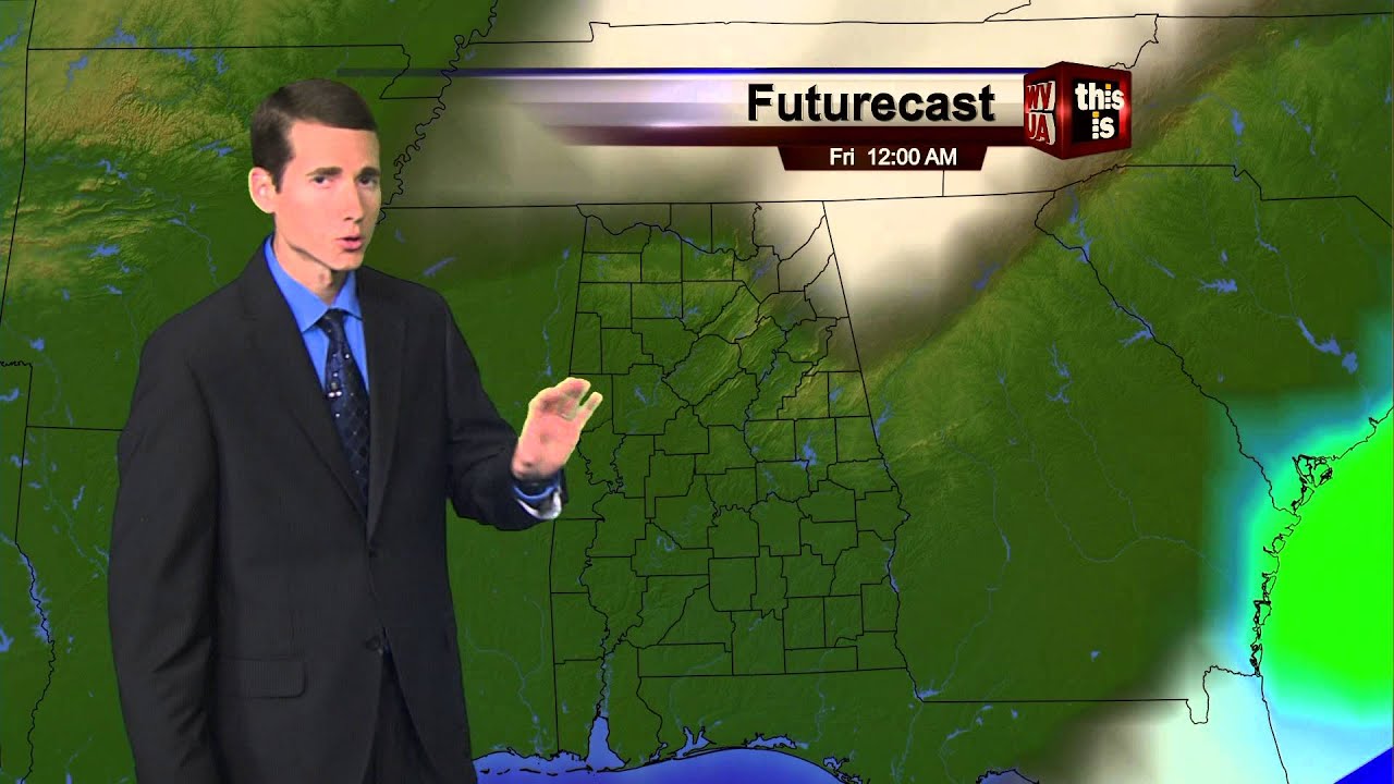 WVUA Weather Webcast Updated Monday Night - YouTube