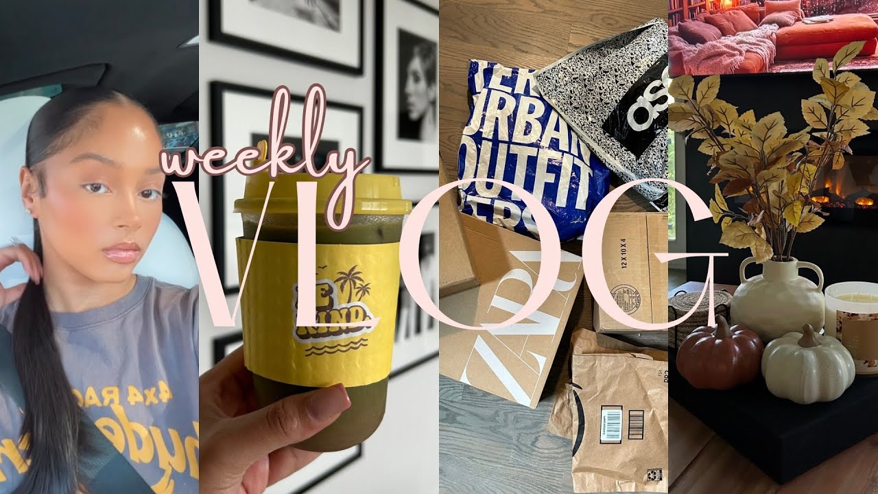 VLOG 38: fall home decor + realistic beauty standards + zara try on ...