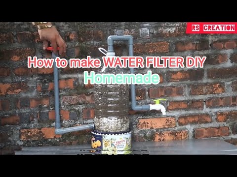 DIY / #How to make water filter #Homemade - YouTube