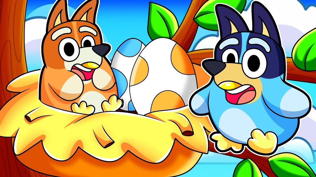 BLUEY Y BINGO se CONVIERTE en PÁJARO en ROBLOX! 🐥🐣🐶 LAS AVENTURAS DE ...