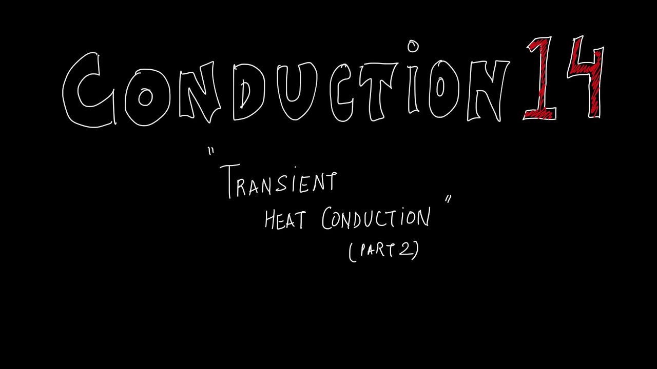 CONDUCTION 14 - TRANSIENT HEAT CONDUCTION, HEISLER CHART, IMPORTANT ...