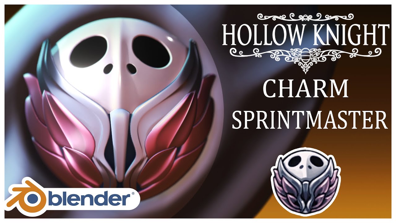 How to make Charm Sprintmaster Sculpting Hollow Knight in Blender ...