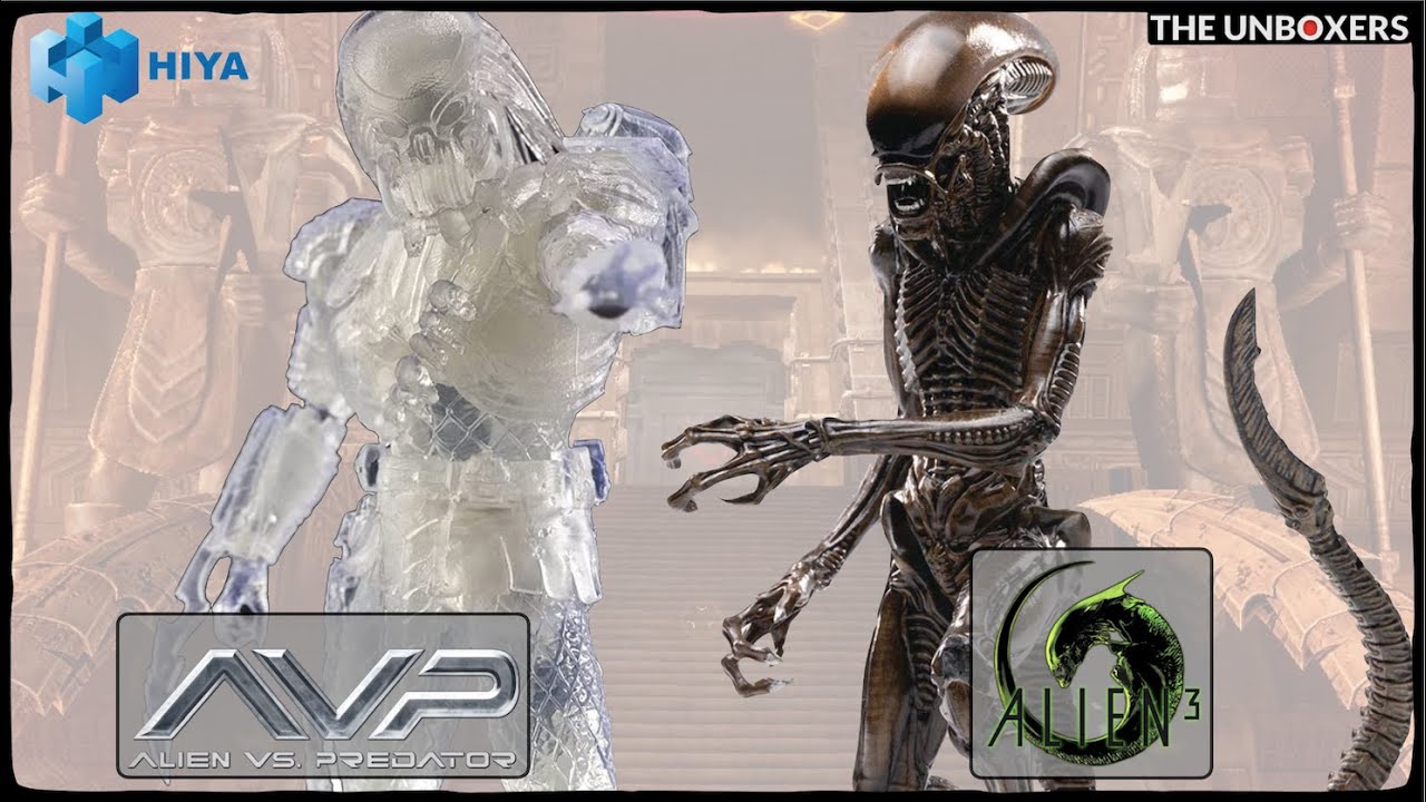 Alien vs Predator: Invisible Celtic Predator & Dog Xenomorph Figures by ...