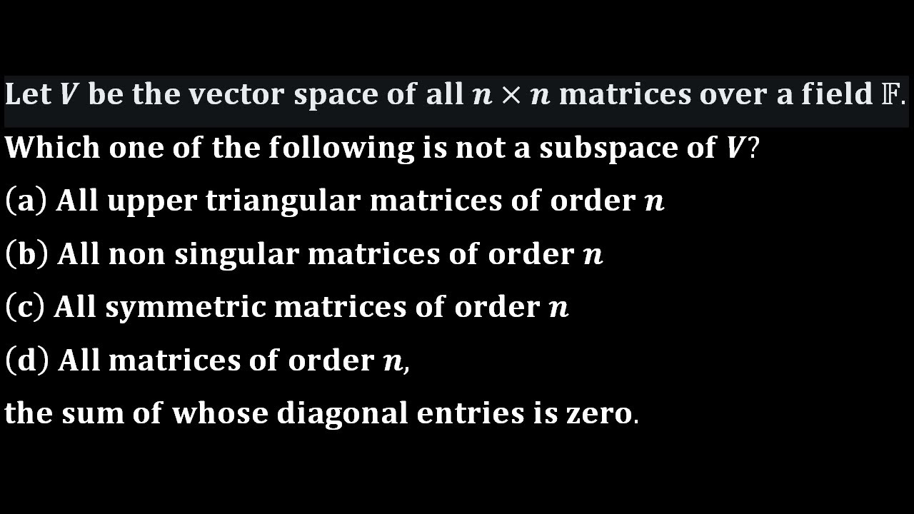 du 2015 linear algebra subspace test for vector space engineering ...
