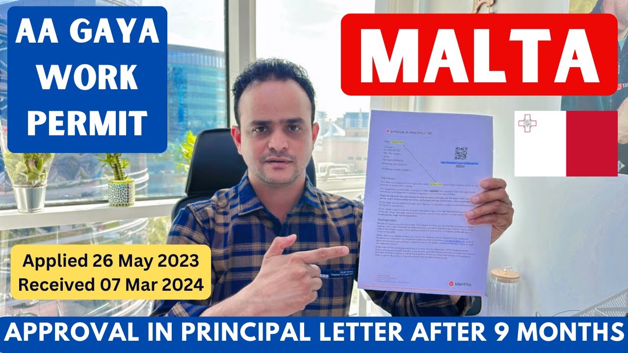Surprising: Long Wait Ends! Malta Work Permit Finally Approved | Tabrez ...