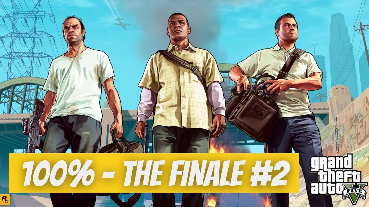 100% Grand Theft Auto V - PS5 World Record - 13:41:20 - The Finale #2 ...
