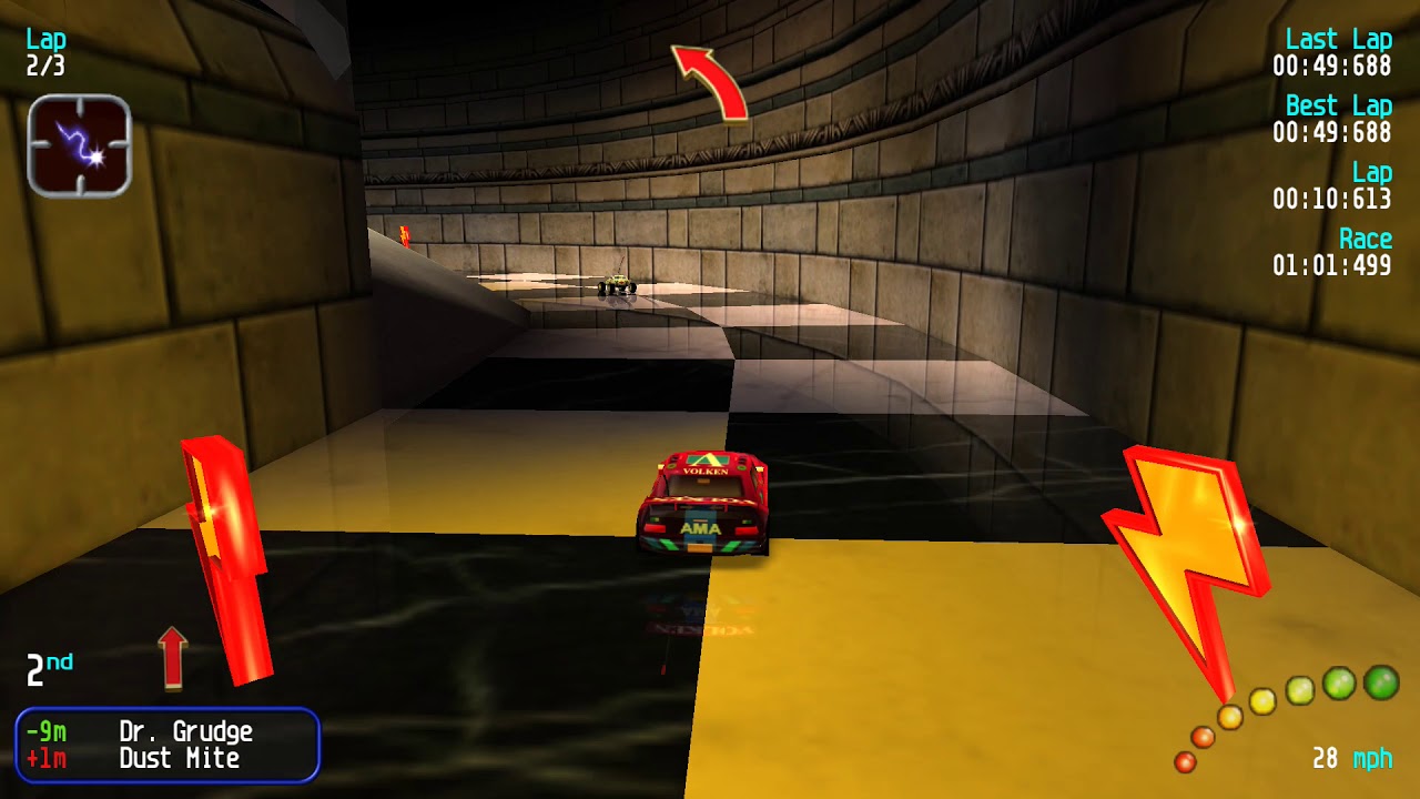 Re-Volt (PC) - Single Race - Museum 2 - YouTube