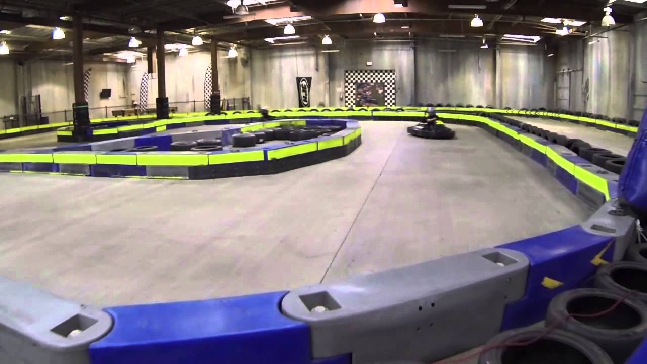 Go Kart racing action at Racer's Edge in Burbank, CA! - YouTube