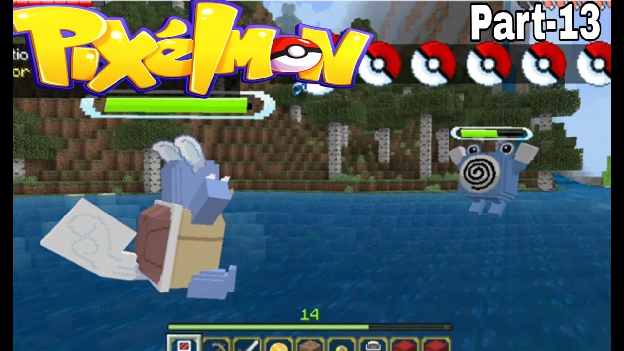 exploring forest and catching POKEMON in pixelmon minecraft part 13 # ...