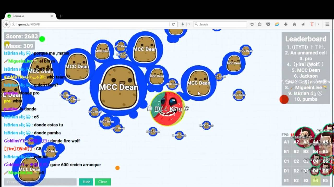 Germ.io First game play - YouTube