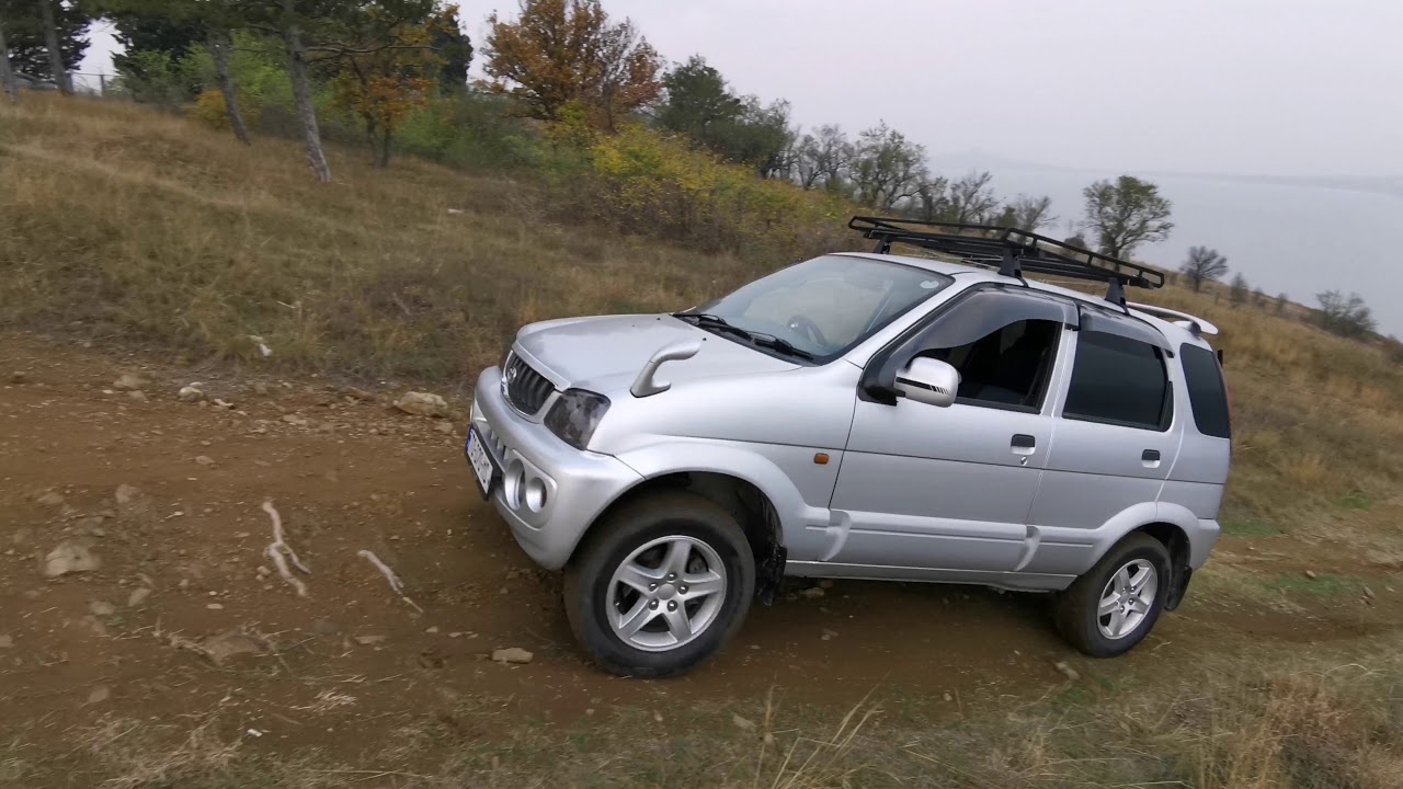 Toyota Cami 2WD light off road - YouTube