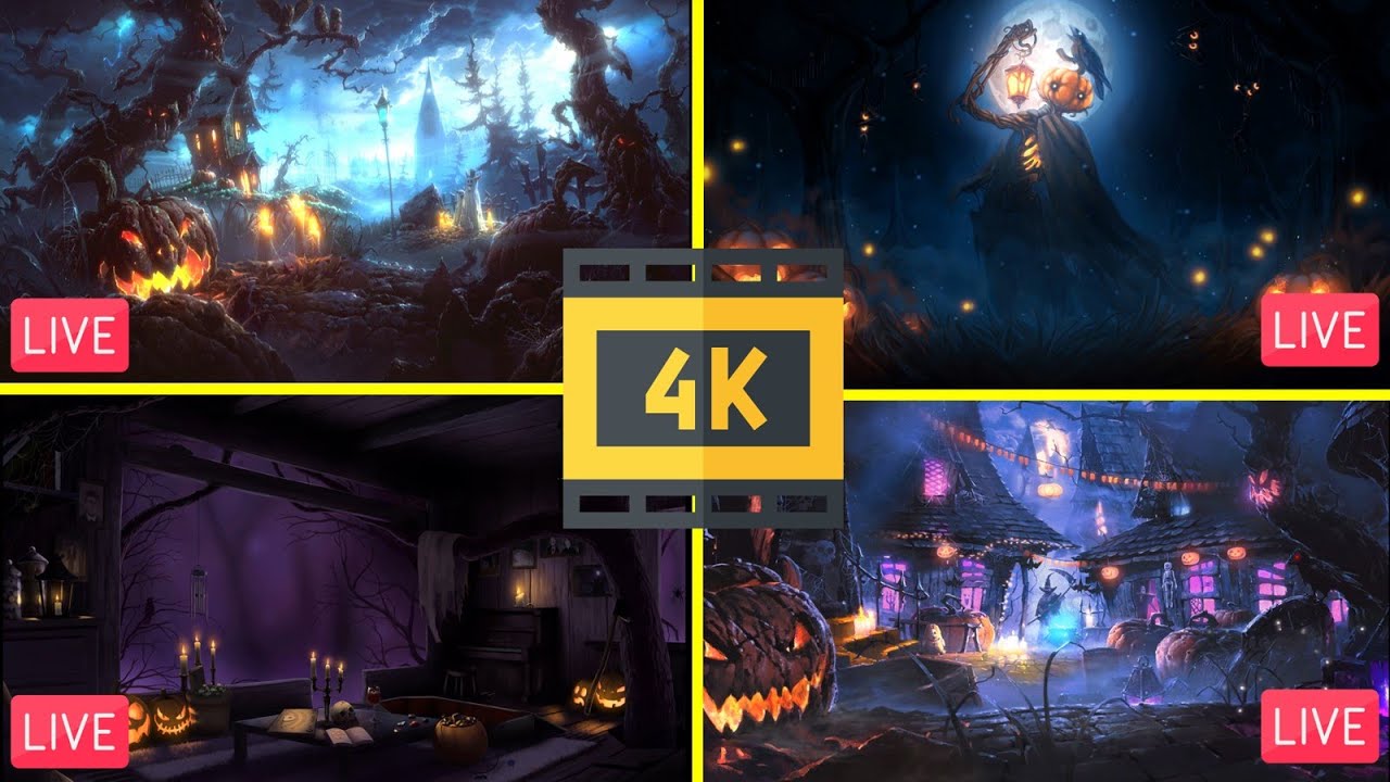 Best 10 Halloween Live Wallpaper Wallpaper Engine - YouTube