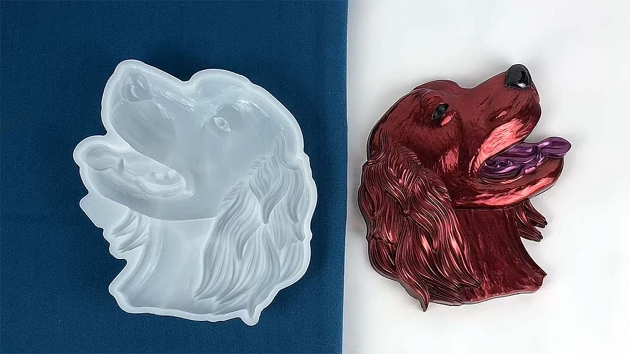 Turn Heads with Unique Shaggy Hound Relief Decoration Resin Mold ...