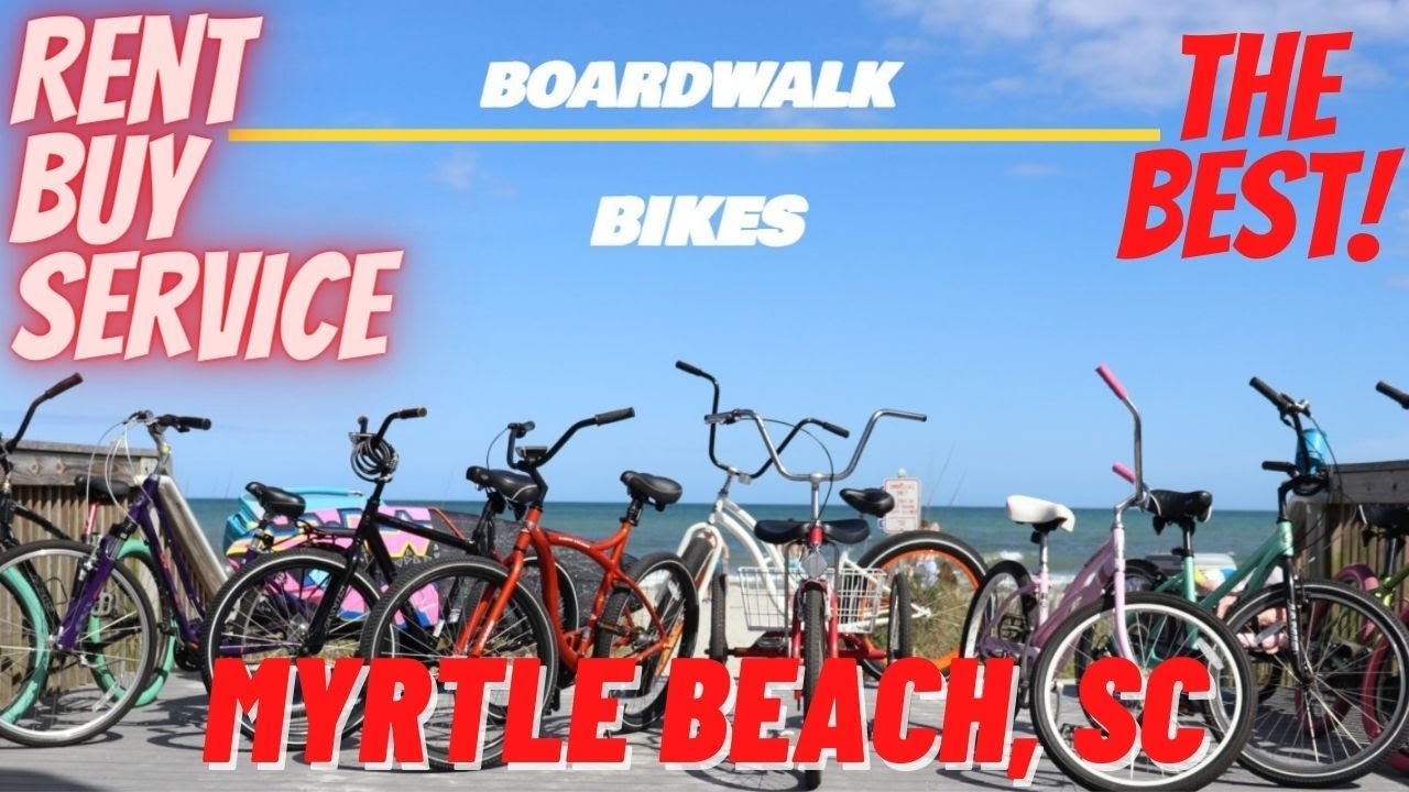 Boardwalk Bikes Myrtle Beach, South Carolina - YouTube