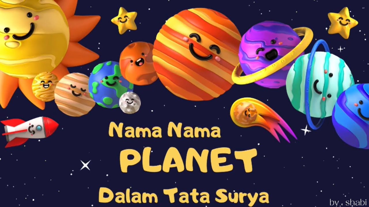 NAMA NAMA PLANET || PLANET DI TATA SURYA || SHABI BELAJAR - YouTube