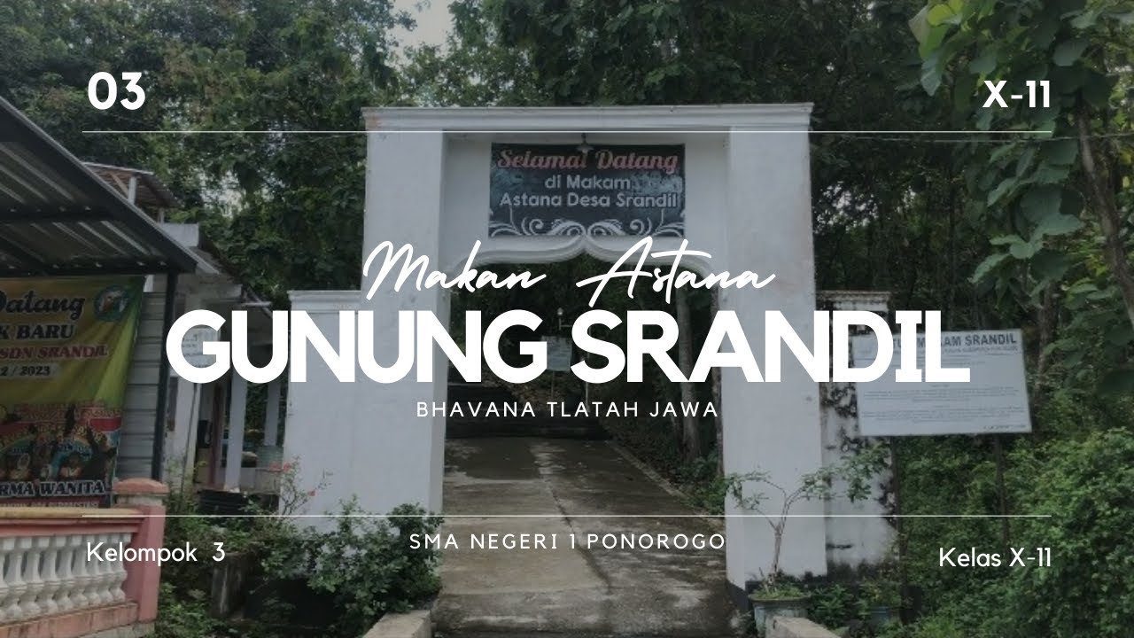 SITUS MAKAM GUNUNG SRANDIL "Film Dokumenter" - YouTube
