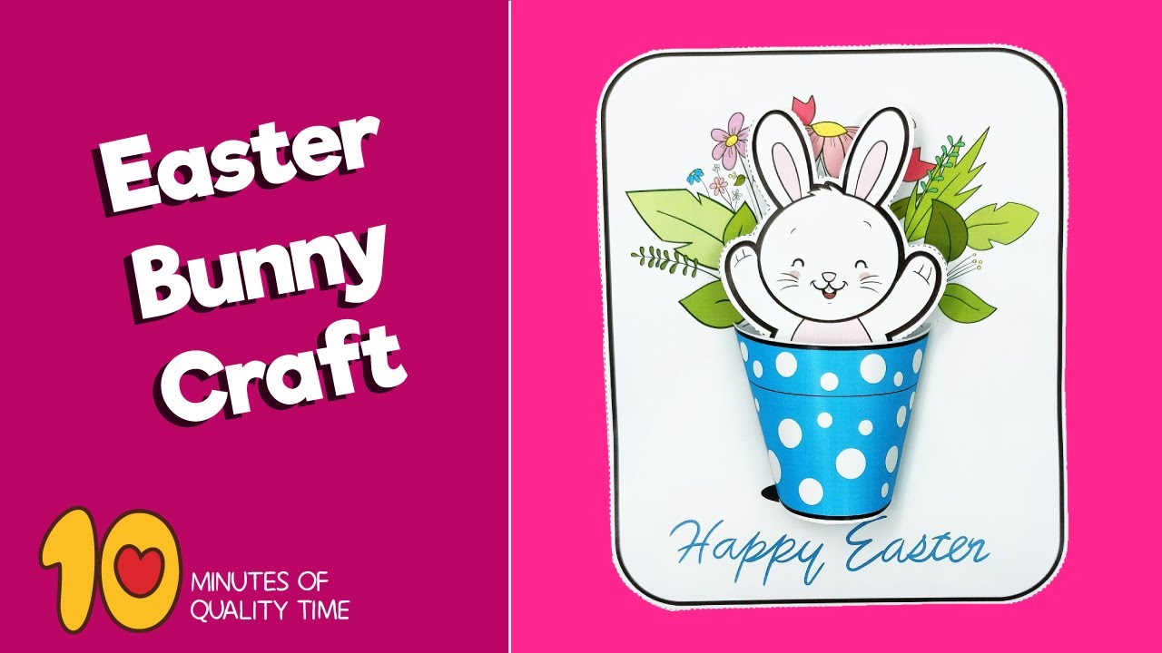 Easter Bunny in a Flower Pot - YouTube
