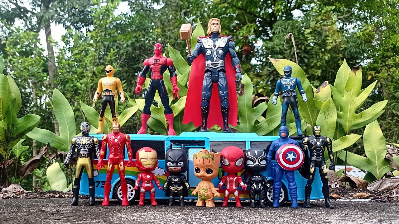 Power-Rangers VS Iron-Man, Batman VS Ninja, Spiderman far-From-Home VS ...