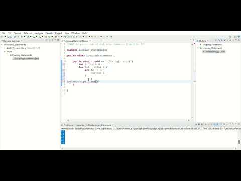 5. WAP to print sum of all even numbers from 1 to 15 - YouTube