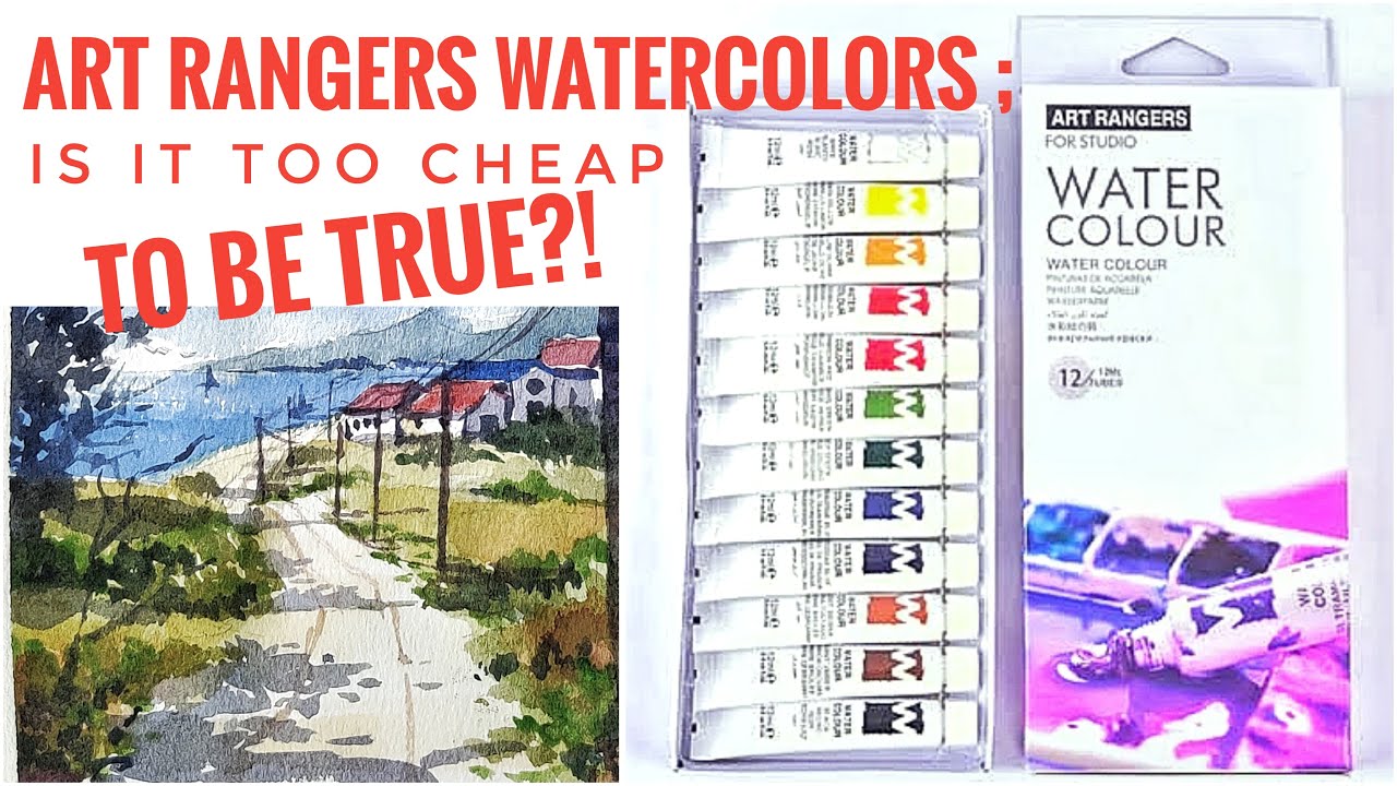 Art Rangers Watercolors (REVIEW) : Is it as good as its price? - YouTube