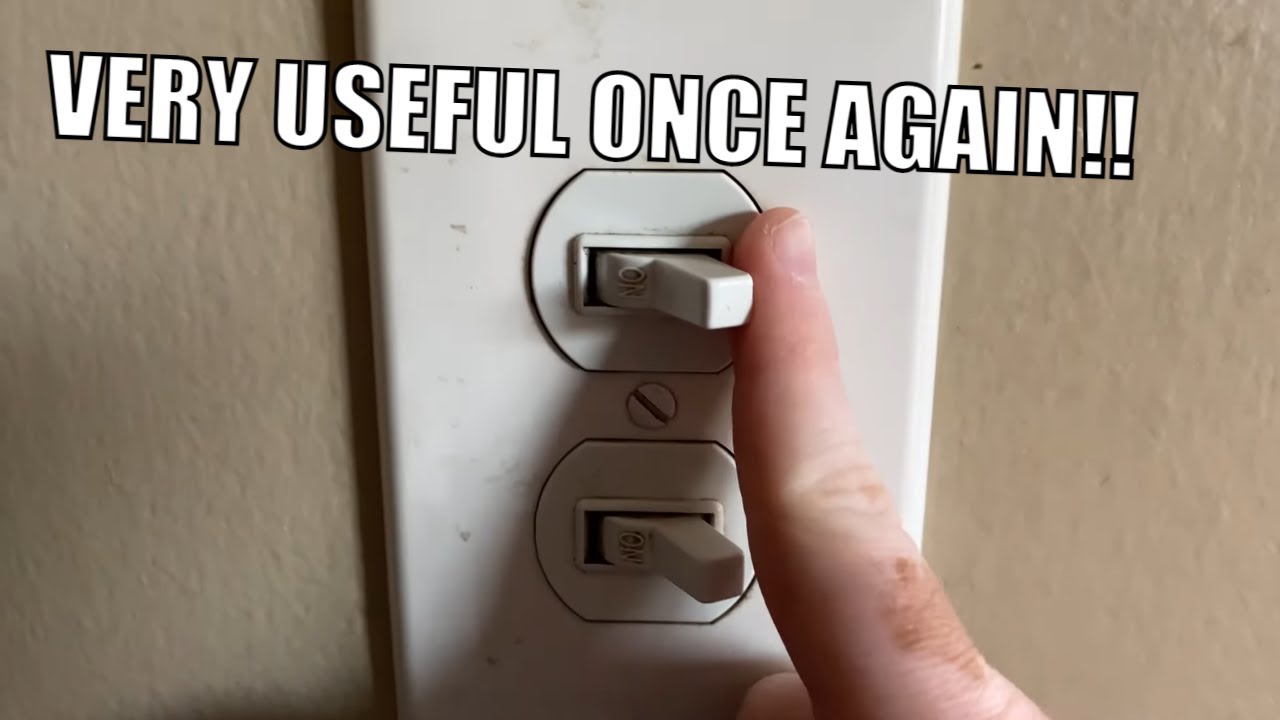 How To Flick A Light Switch At The Opposite Direction - YouTube